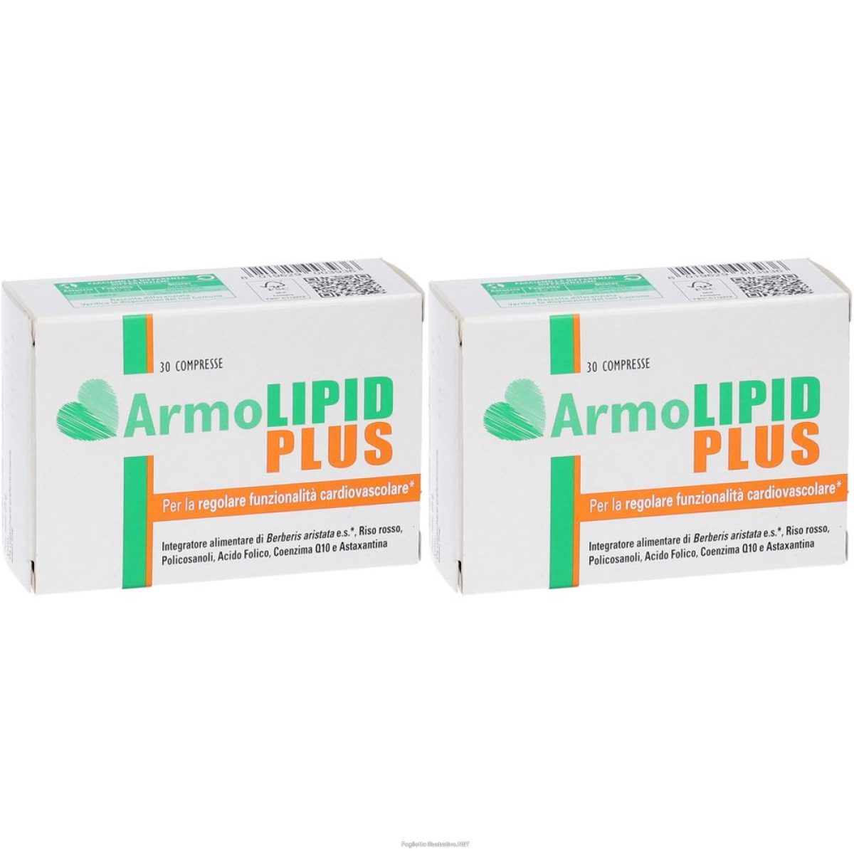 Armolipid plus integratore alimentare 30 compresse set da 2 2x29 g com ...