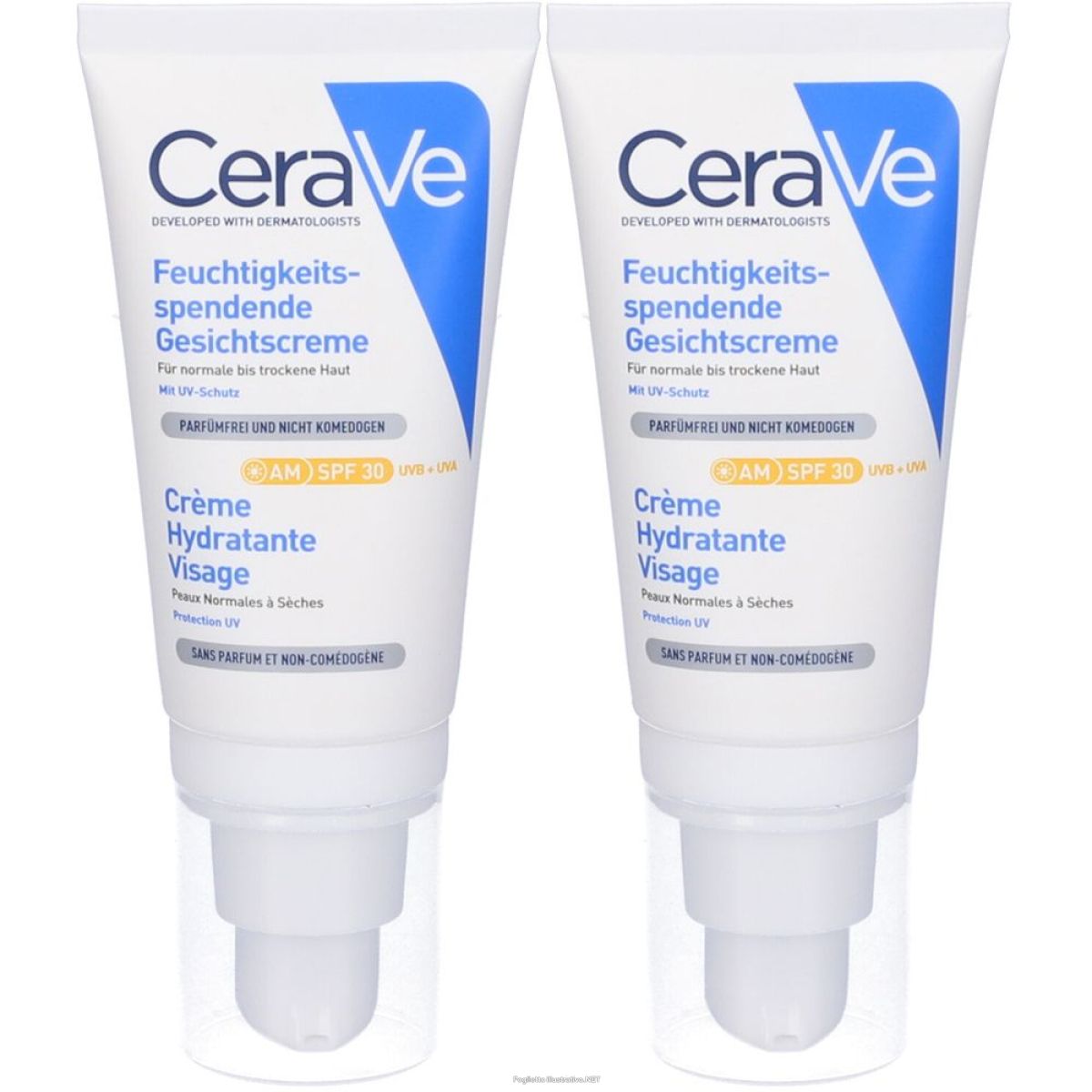 Cerave crema viso idratante spf30 24 ore con acido ialuronico 52 ml se ...