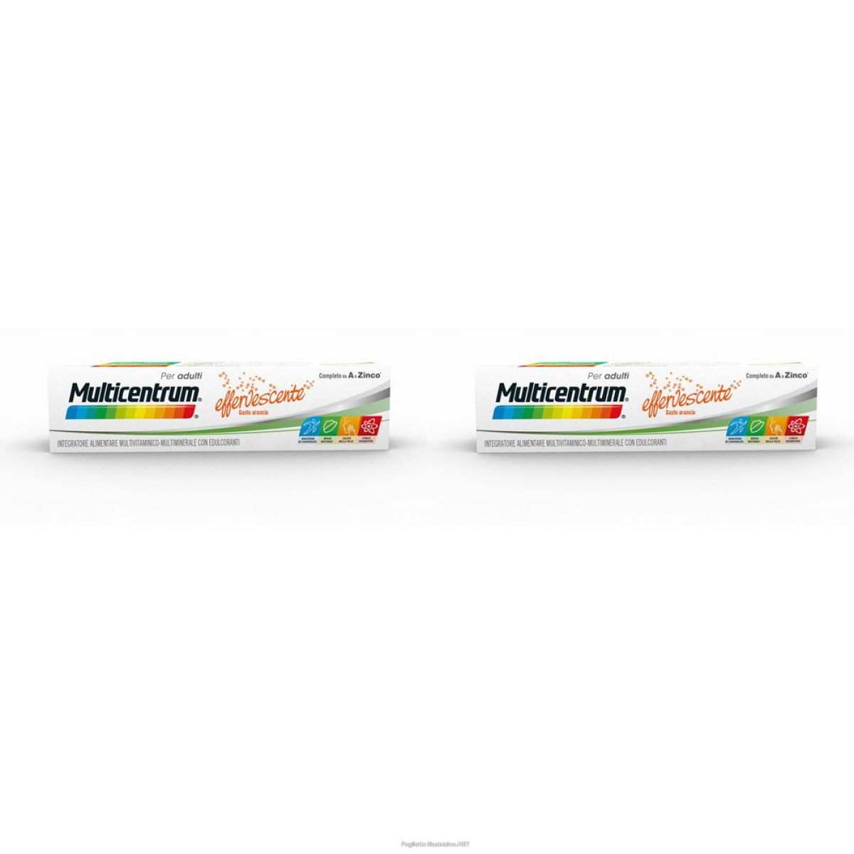 Multicentrum adulti integratore multivitaminico effervescente set da 2 ...