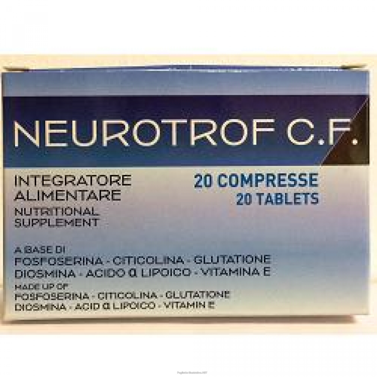 neurotrof c.f. 20 compresse bugiardino cod: 934438235