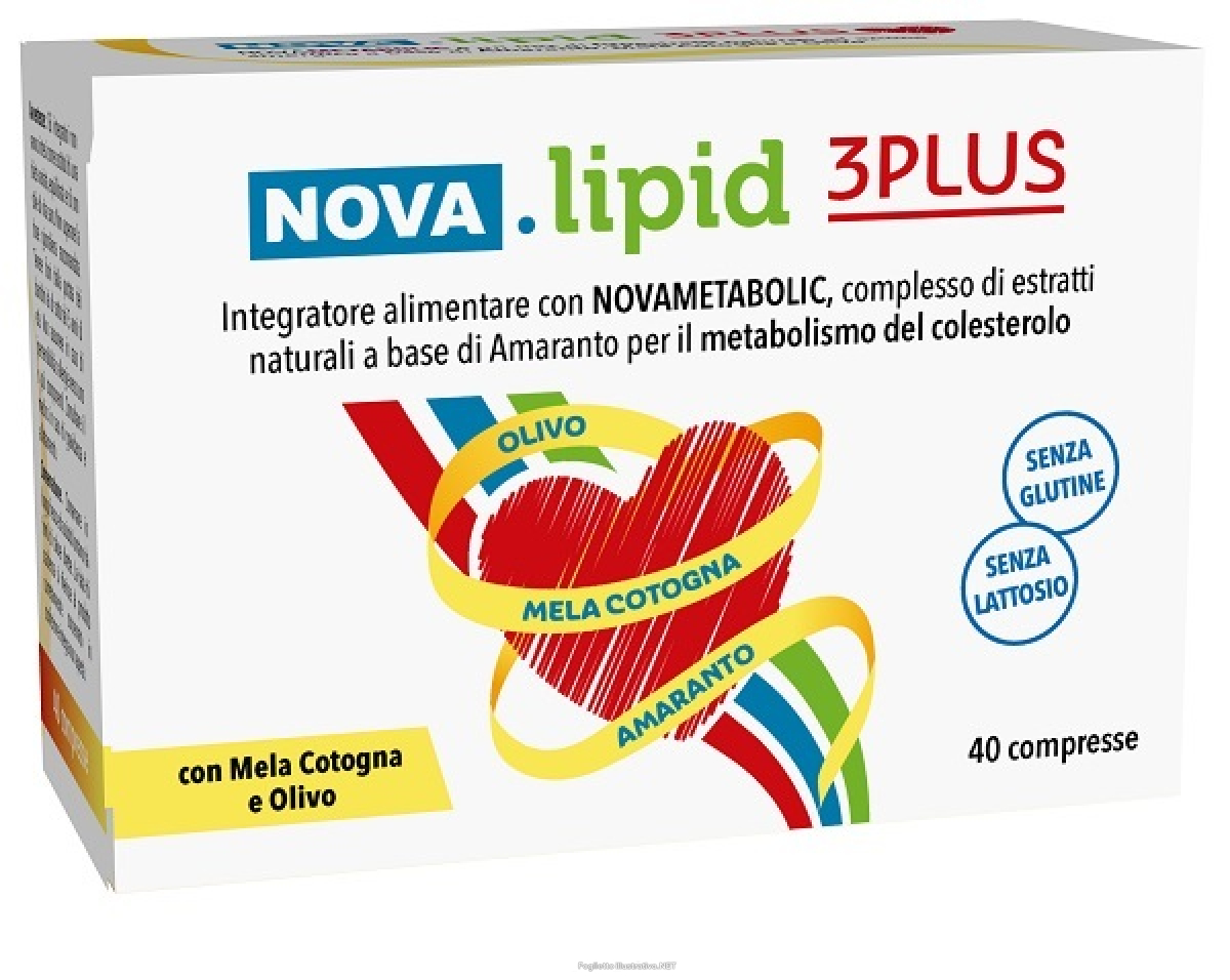 Nova lipid 3plus integratore per il metabolismo del colesterolo 40 ...