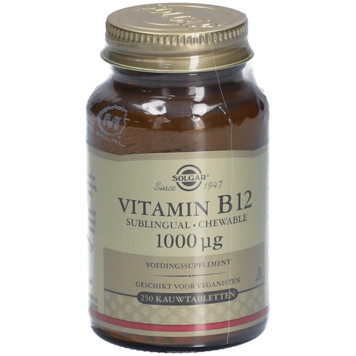 Solgar® vitamin b12 (1000 mcg/cpr) 250 pz compresse masticabili a 46,77 ...