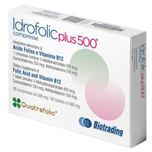 Idrofolic plus 500 30 compresse - Confronta Prezzi - Prezzifarmaco.it